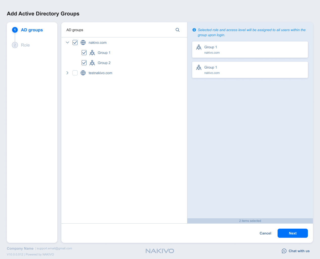 Adding Active Directory User
